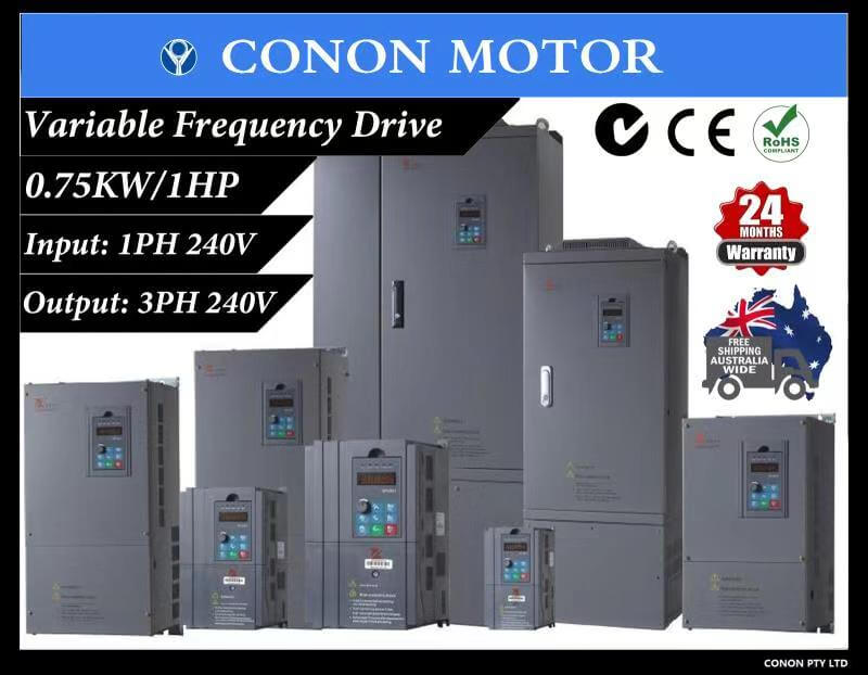 0.75kw/1HP 5A 240V AC single phase variable frequency drive inverter ...